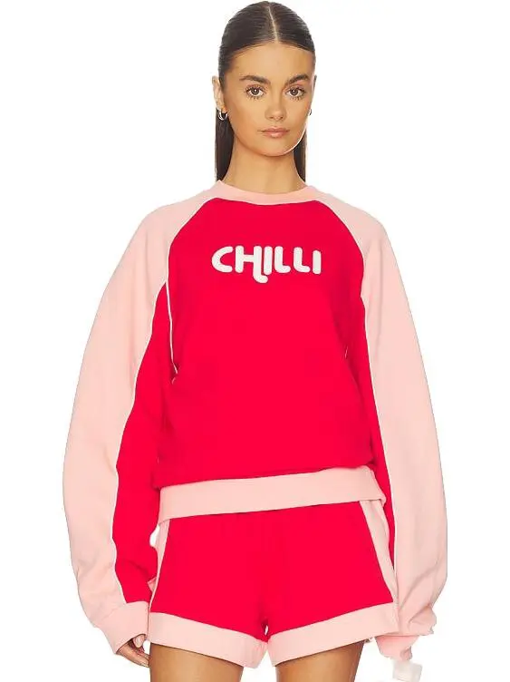 ARAMINTA JAMES Chilli Sweatshirt - Poppy Red