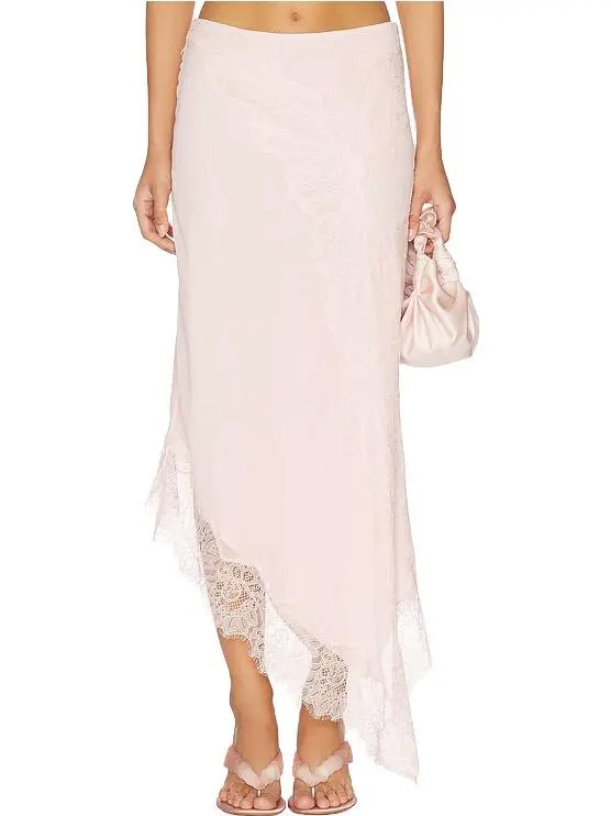 Tularosa Marisa Maxi Skirt - Blush Pink