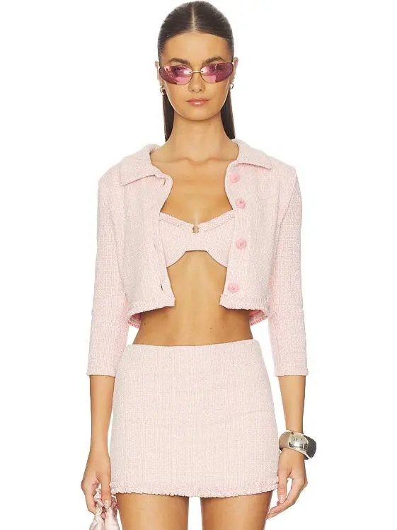 Devon Windsor Brielle Jacket - Rose Cream
