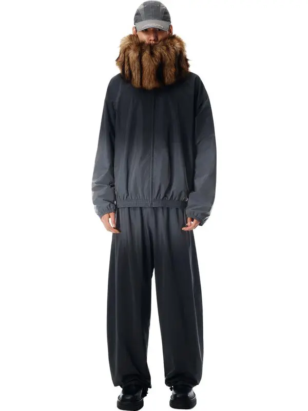 Alexander Wang Reflective Track Jacket - Silver/black