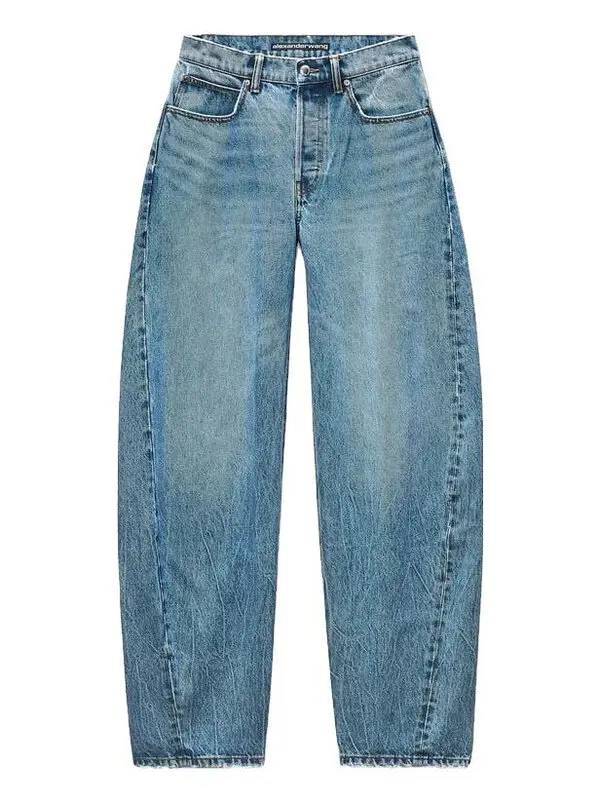 Alexander Wang Crystal Blow Up Jean - Vintage Light Indigo