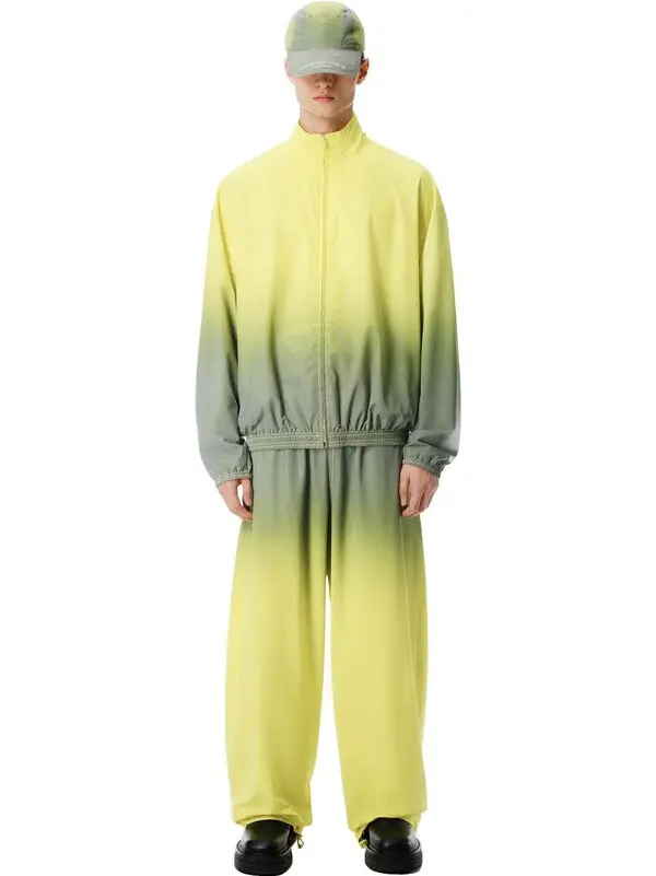 Alexander Wang Reflective Track Jacket - Silver/yellow