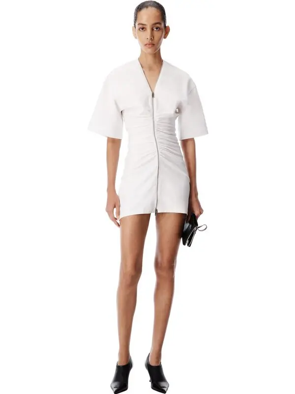 Alexander Wang Zipper Tee Dress - White