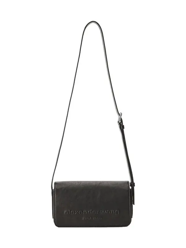 Alexander Wang Punch Flap Crossbody - Black