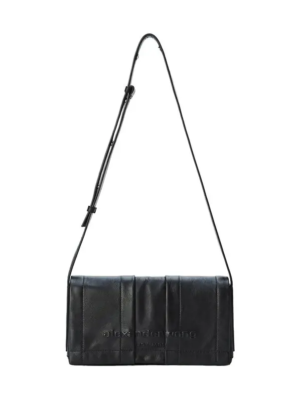 Alexander Wang Pack Medium Flap Crossbody Bag - Black