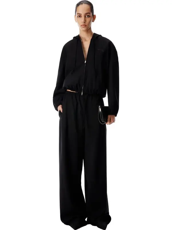 Alexander Wang Mid-rise Track Pant - Black