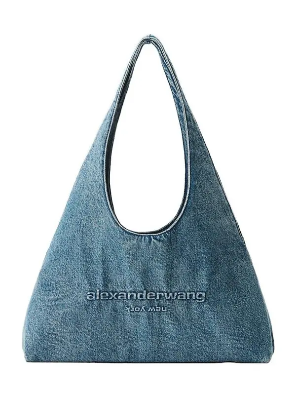 Alexander Wang Denim Pike Medium Hobo - Vintage Medium Indigo