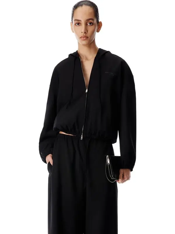 Alexander Wang Zip-up Hoodie - Black