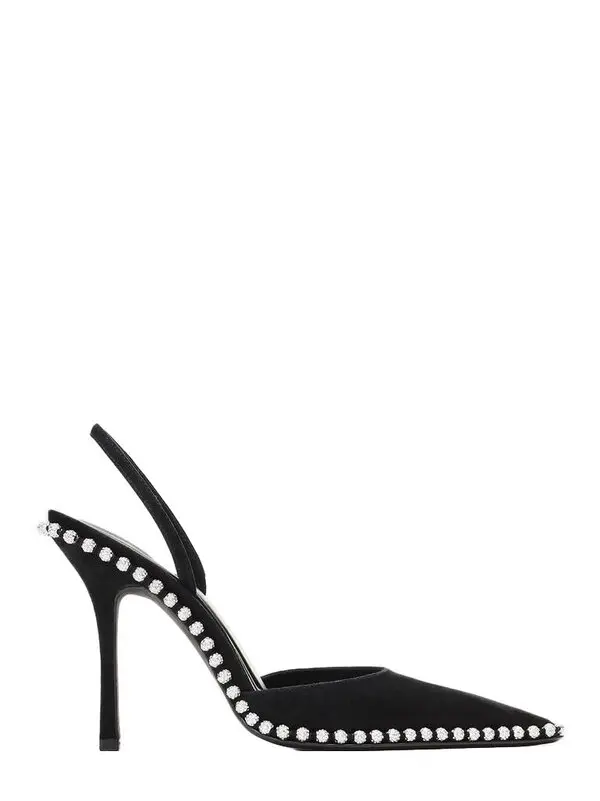 Alexander Wang Suede Tia Slingback - Black