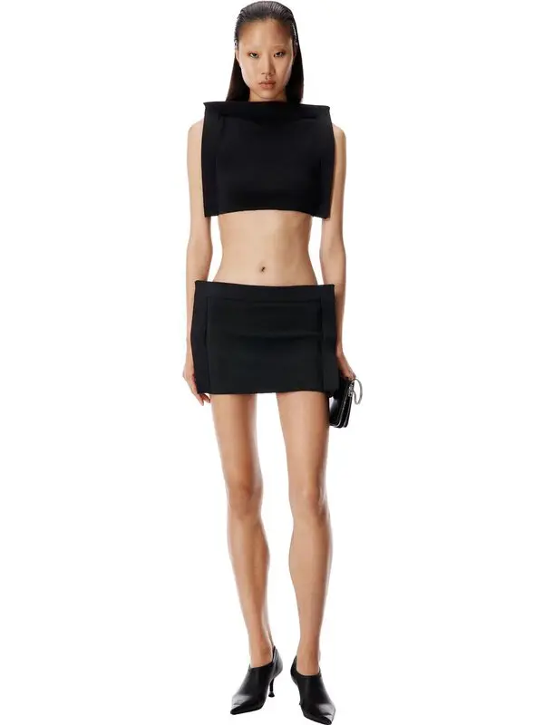 Alexander Wang Frame Mini Skirt - Black