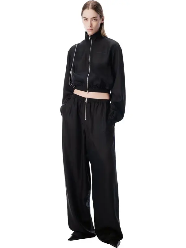 Alexander Wang Zip Track Pant - Black