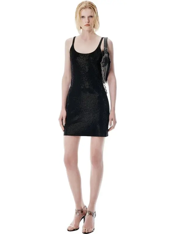 Alexander Wang Crystal Hotfix Dress - Black