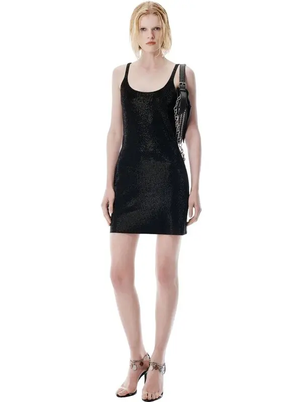 Alexander Wang Crystal Hotfix Dress - Black