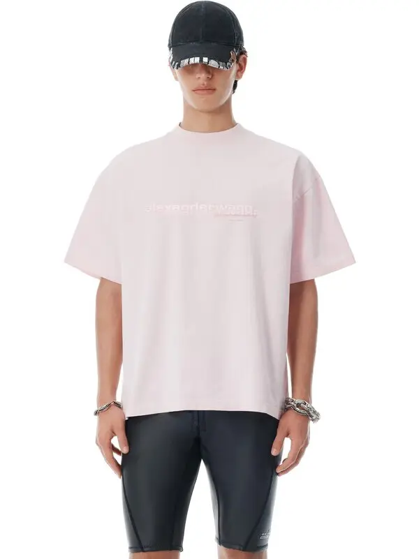 Alexander Wang Short Sleeve Tee - Light Pink