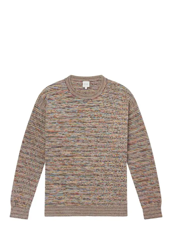 Paul Smith Knitted Organic Cotton Sweater - Beige