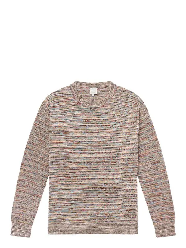 Paul Smith Knitted Organic Cotton Sweater - Neutrals