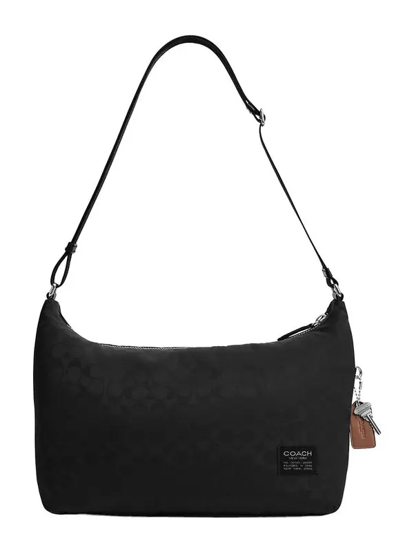 COACH Leo Crossbody In Signature Nylon - Black
