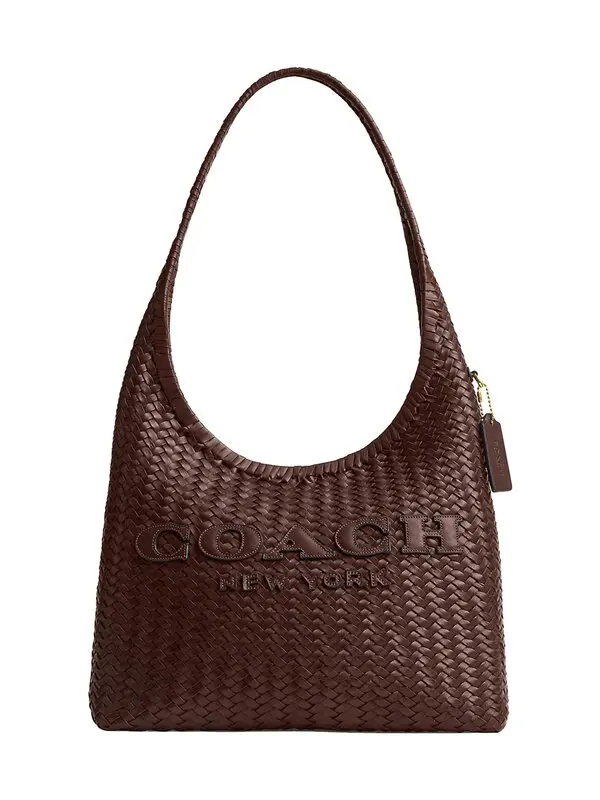 COACH Brooklyn Shoulder Bag 34 - Brass/maple