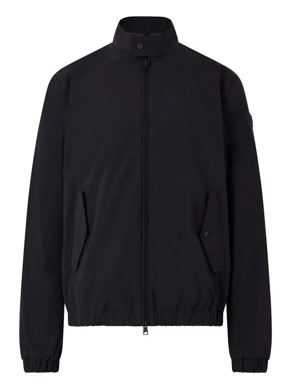 Nn07 Blaze 10038 Ribbed Woven Overshirt - Black