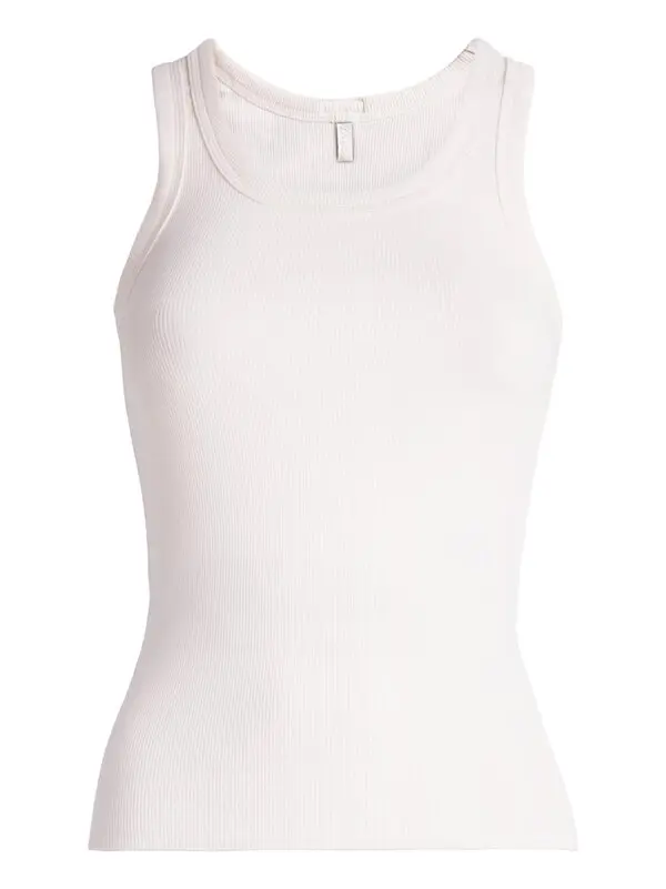 SKIMS Cotton Ribbed Tank Top - White
