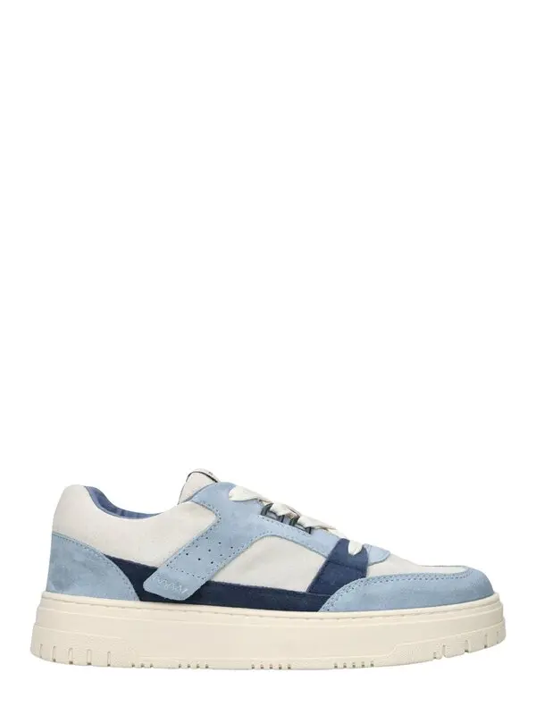 Giorgio Armani Suede City Sneakers - Blue