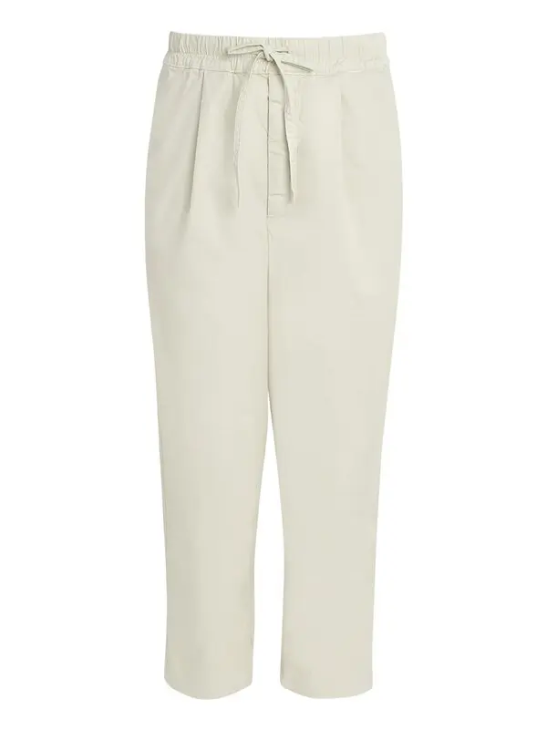 Officine Générale Cotton-blend Peterson Trousers - White