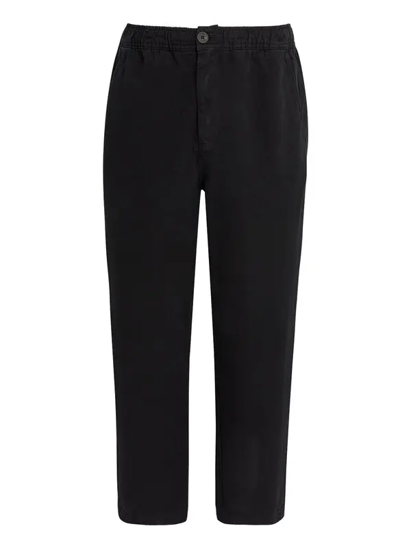 WAX LONDON Organic Cotton Wide-leg Trousers - Black