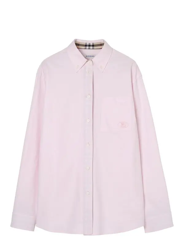 Burberry Cotton Oxford Shirt - Pink