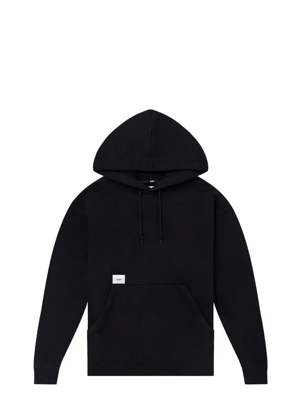 WTAPS Logo-appliquéd 'sign-yd' Hoodie - Black