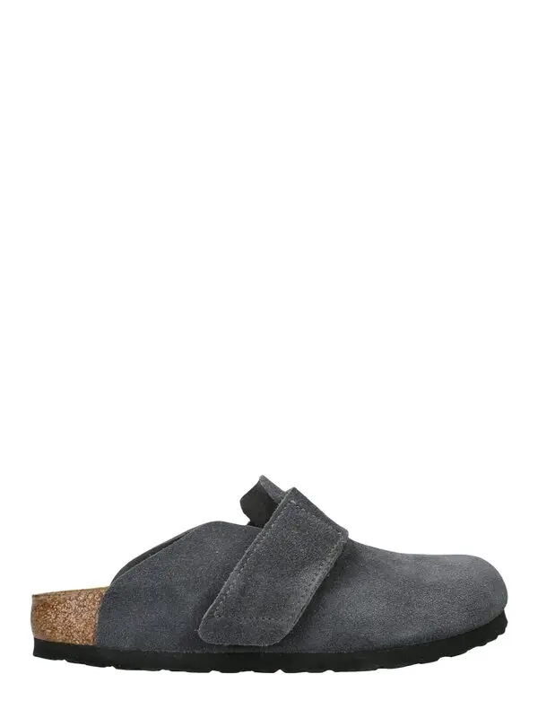 BIRKENSTOCK Suede Loma Clogs - Grey