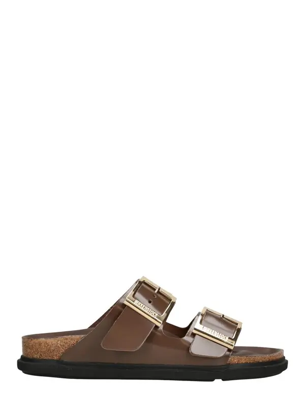 BIRKENSTOCK Leather Arizona Sandals - Brown