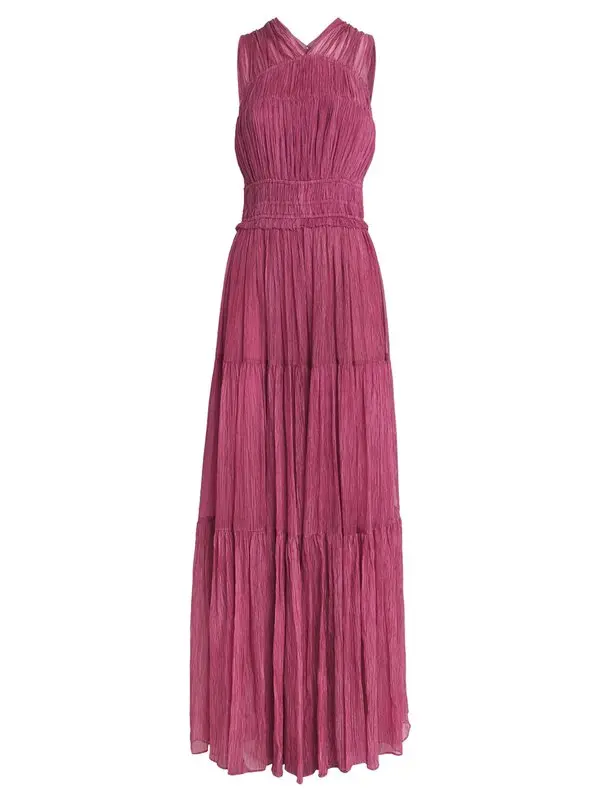Ulla Johnson Silk Freesia Sleeveless Maxi Dress - Pink