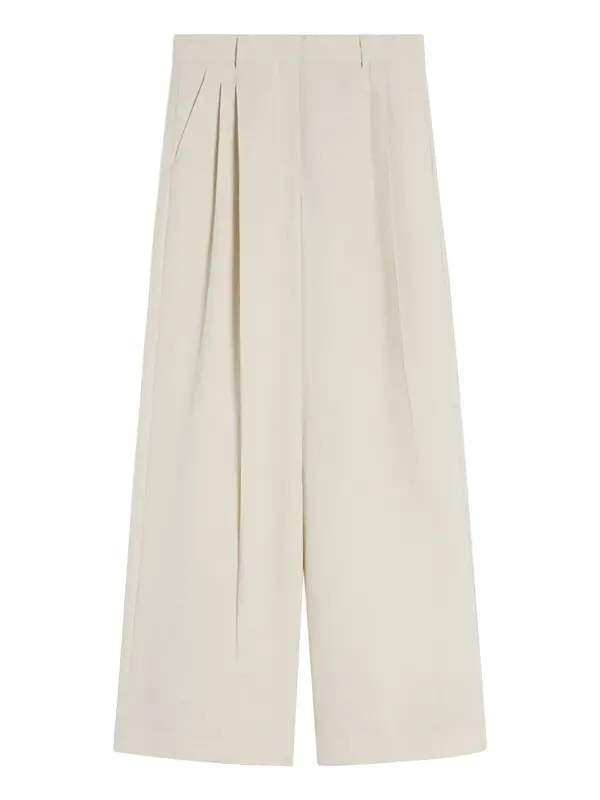 Max Mara Wide-leg Trousers - Beige