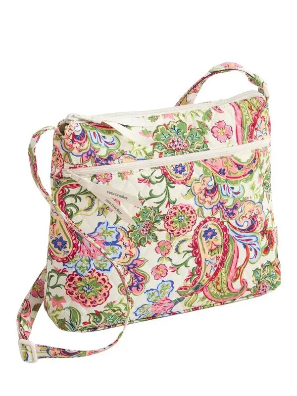 VERA BRADLEY Original Zip Hipster Crossbody Bag - White