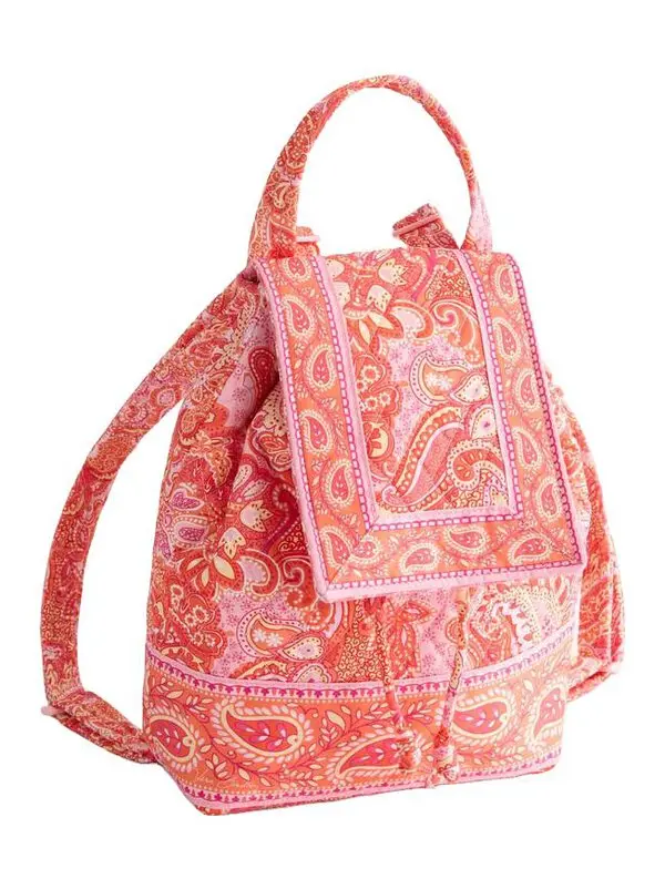 VERA BRADLEY Original Drawstring Backpack - Pink