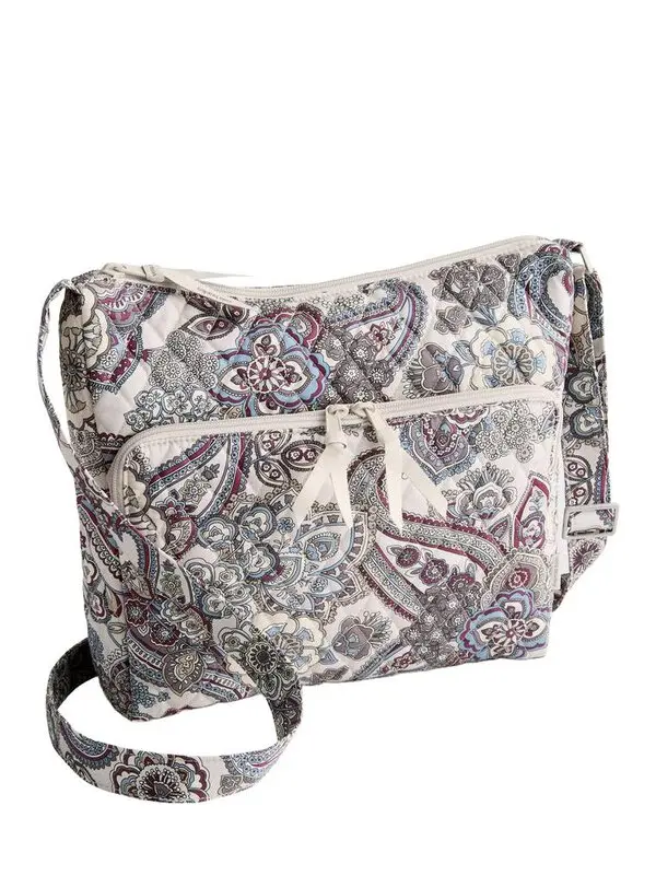 VERA BRADLEY Harwick Large Messenger Bag - Purple