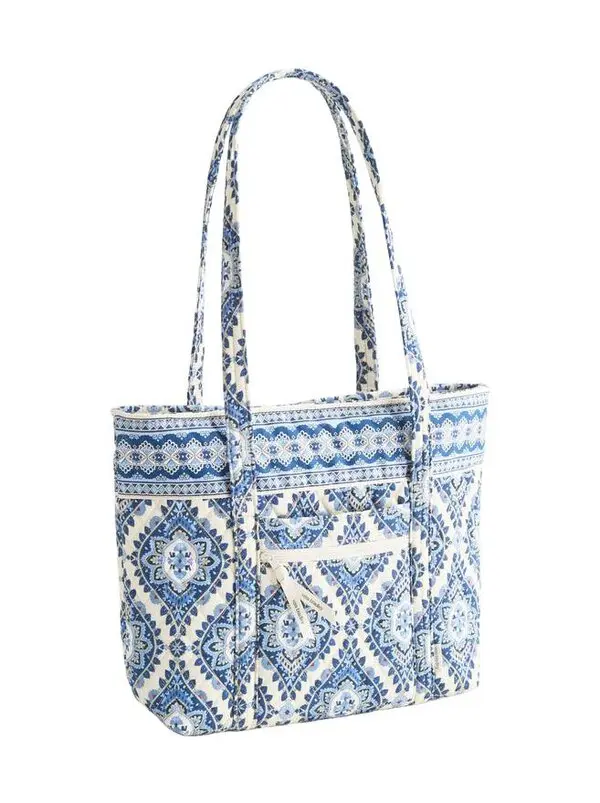 VERA BRADLEY Small Original Tote Bag - Blue