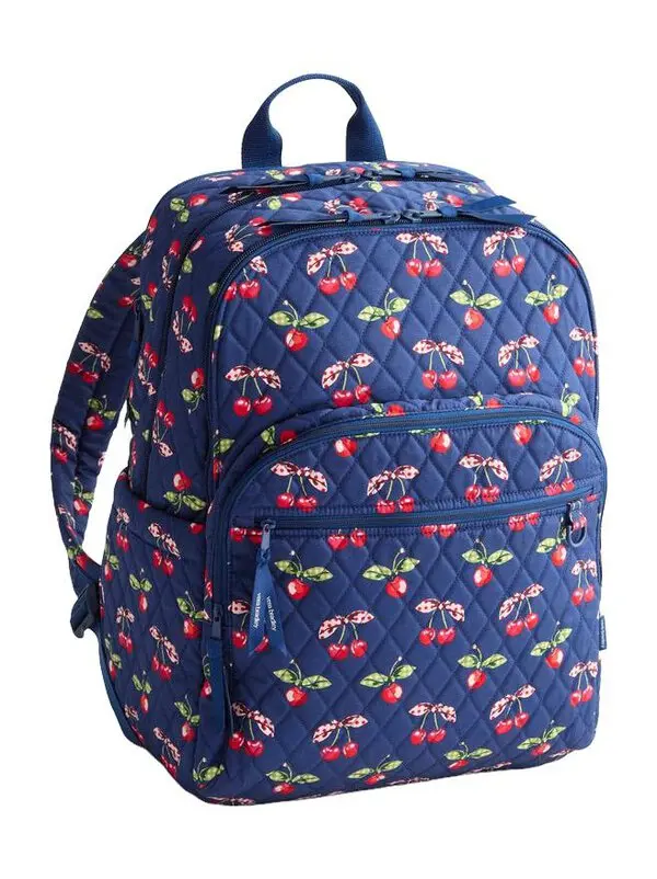 VERA BRADLEY Bancroft Backpack In Cherry Picking - Blue