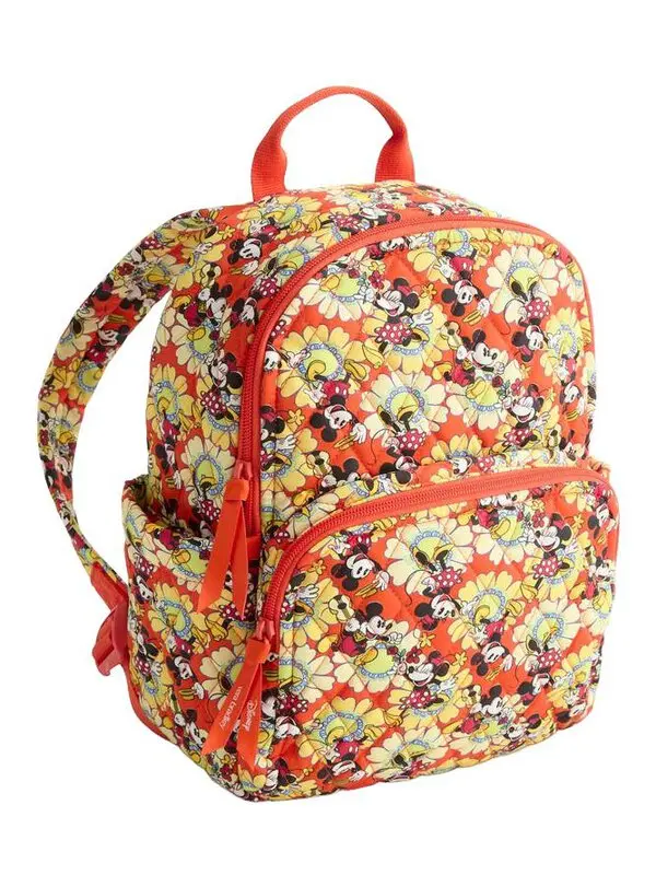 VERA BRADLEY Disney Small Banbury Floral Backpack - Orange