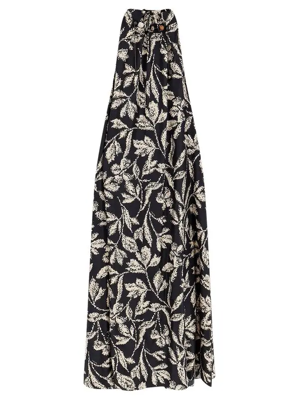 Max Mara Mxmcartone Silk Dress - Black