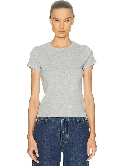 ST. AGNI Organic Cotton Baby Tee - Grey Marle