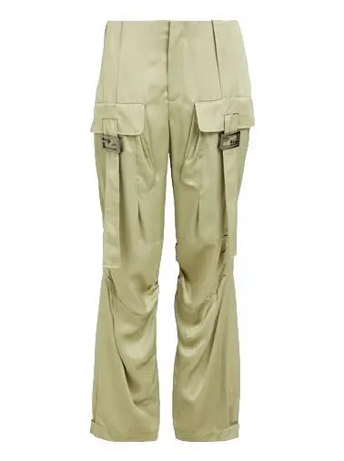 Fendi Viscose Pants - Sage Green