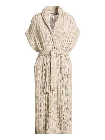 Brunello Cucinelli Crochet Knit Cardigan - Beige