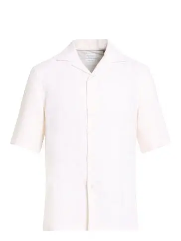 Brunello Cucinelli Shirt Cream Size Linen - White