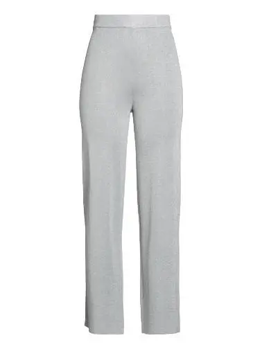 VILA Straight-leg Knitted Pants - Silver
