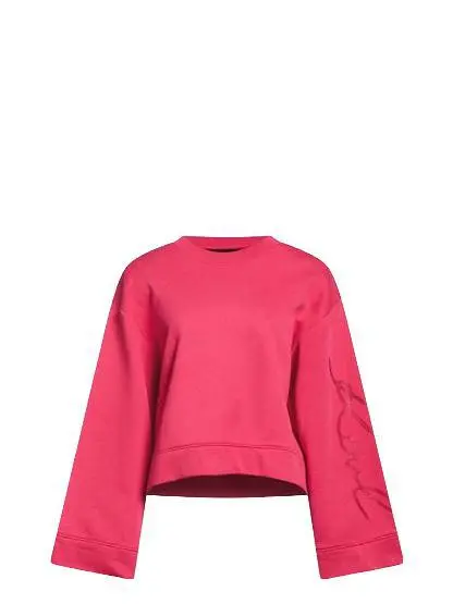 Karl Lagerfeld Cotton Blend Sweatshirt - Magenta