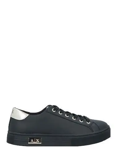 Armani Exchange Calfskin Sneakers - Black