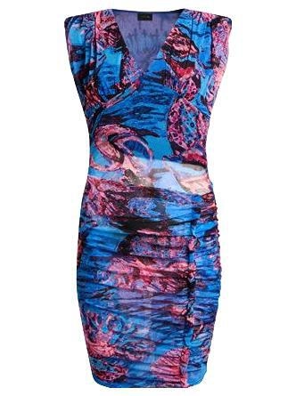Pinko Mini Dress Polyamide - Blue