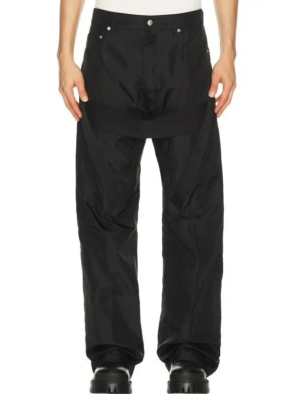 Rick Owens Megastrapped Geth Jeans - Black