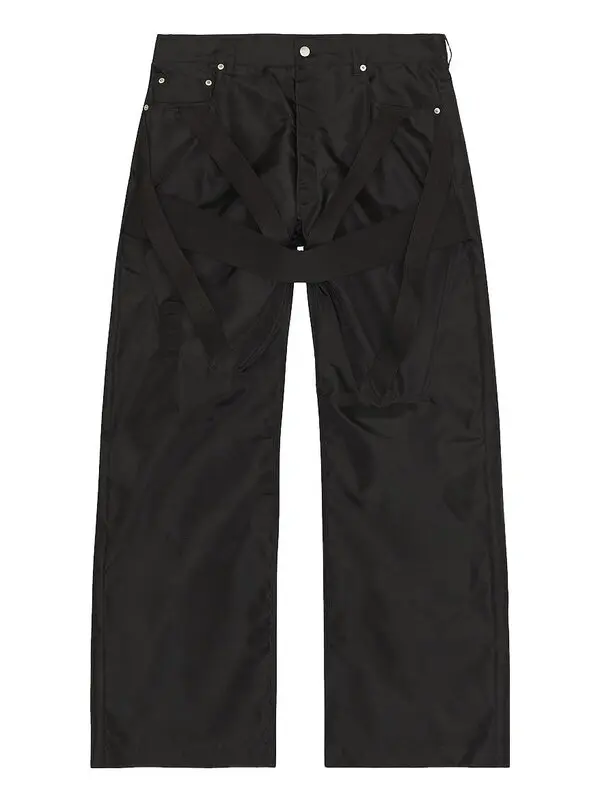 Rick Owens Megastrapped Geth Jeans - Black